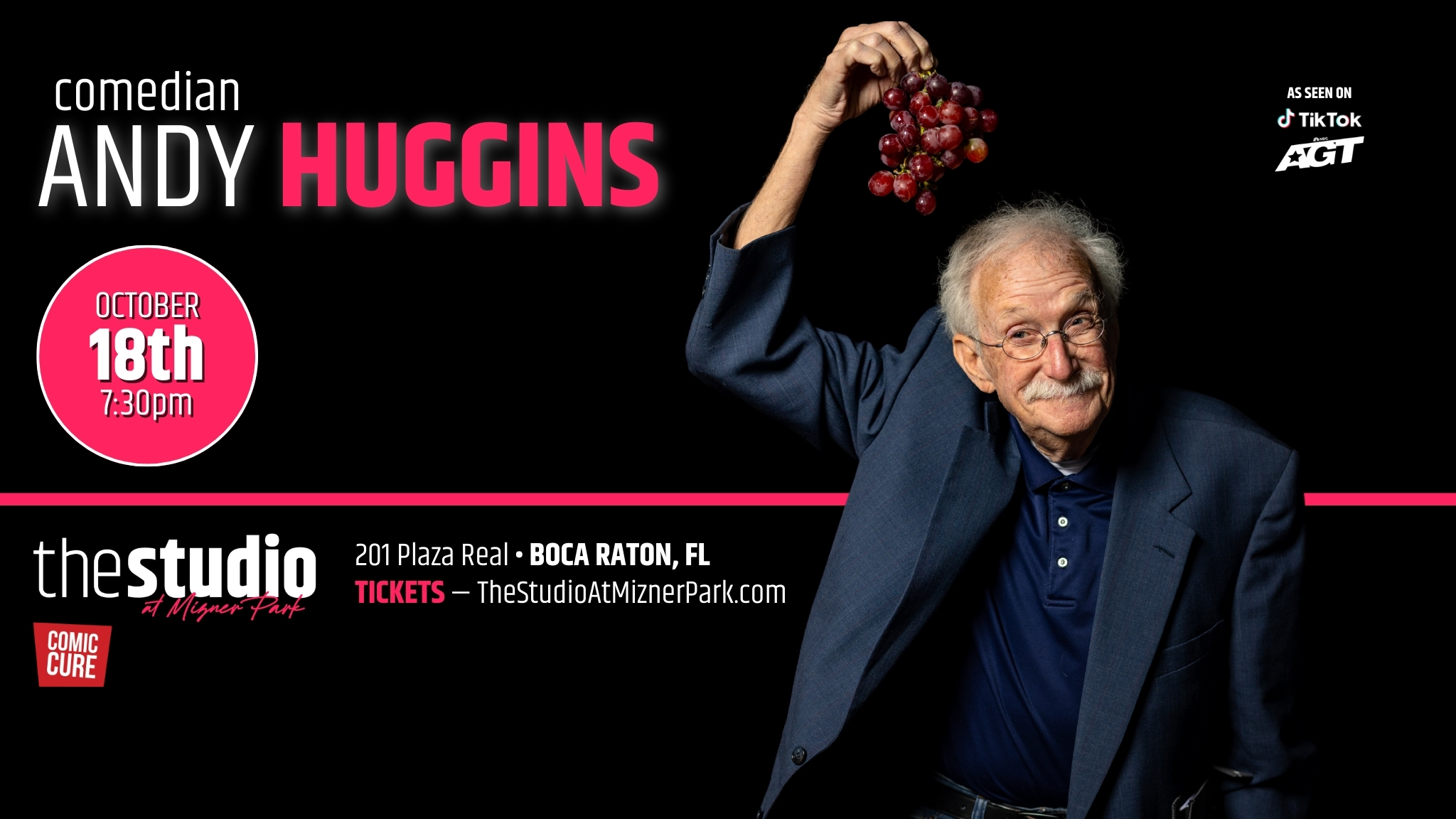 Comedian Andy Huggins - The Studio at Mizner Park
