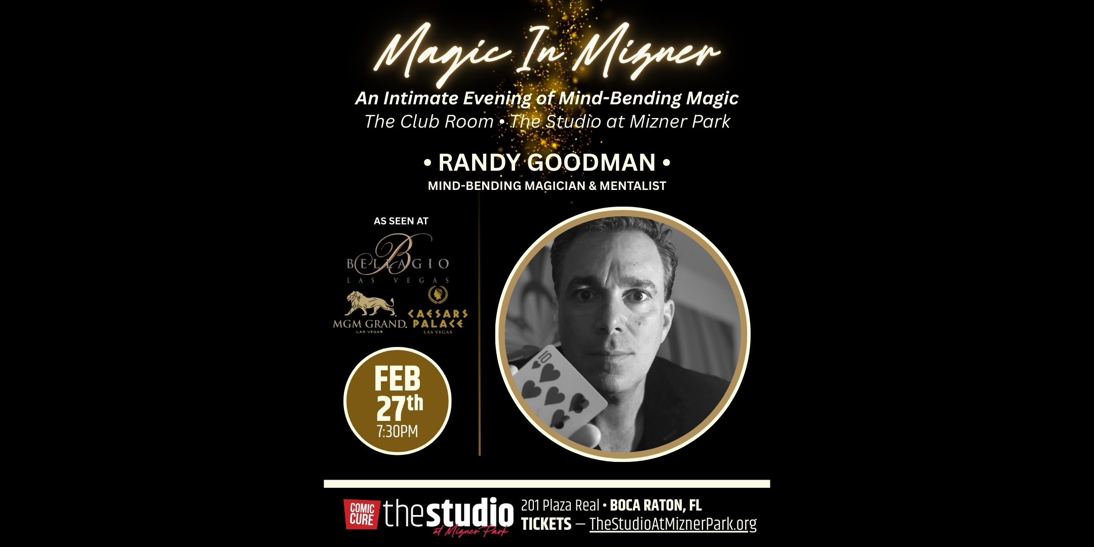 MAGIC IN MIZNER - FEBRUARY - The Studio at Mizner Park