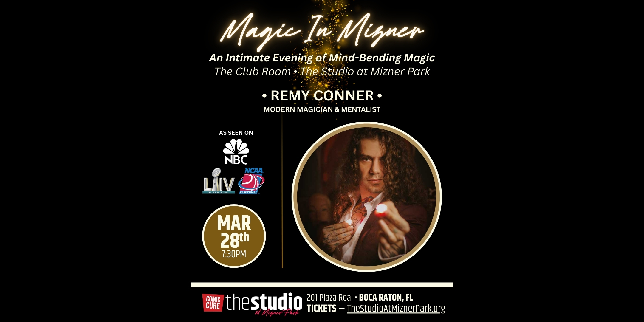 MAGIC IN MIZNER - MARCH - The Studio at Mizner Park